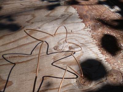 Copper Wire Stars - simple yet effective accessory & accent