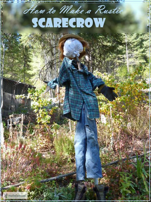 How to Make a Scarecrow - a garden tradition
