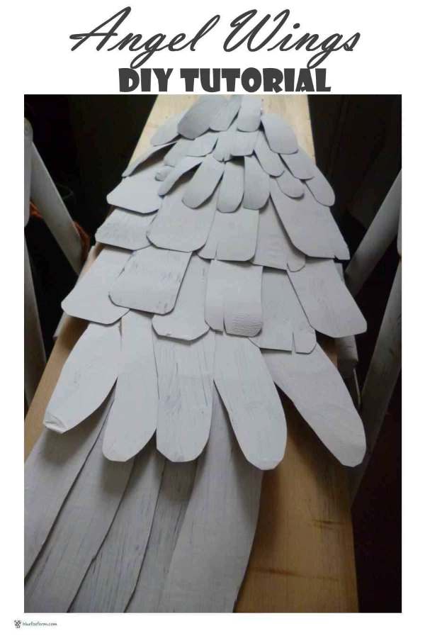 Angel Wings DIY Tutorial - how to make rustic home decor