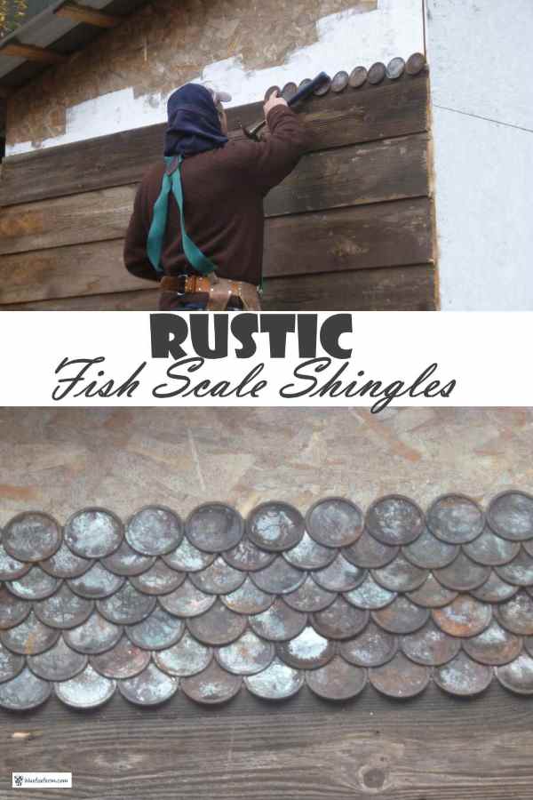 Rustic Fish Scale Shingles - classic cedar shingle pattern, reimagined